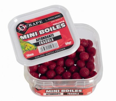 Mini boilies fraise 10 mm boite de 50 gr - Boutique Aquapêche