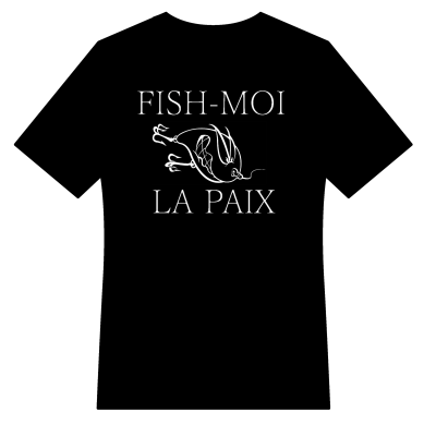 T-shirt Fish moi la paix - Boutique Aquapêche